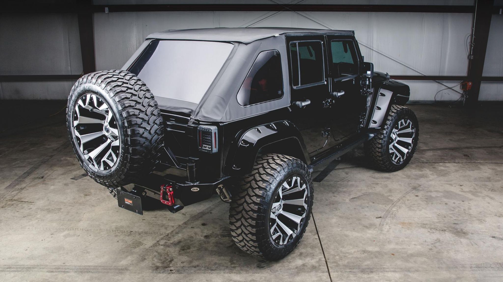 A subasta este modificado Jeep Wrangler