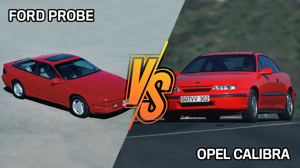 Opel Calibra o Ford Probe, ¿cuál era el más 'cool' de los noventa?