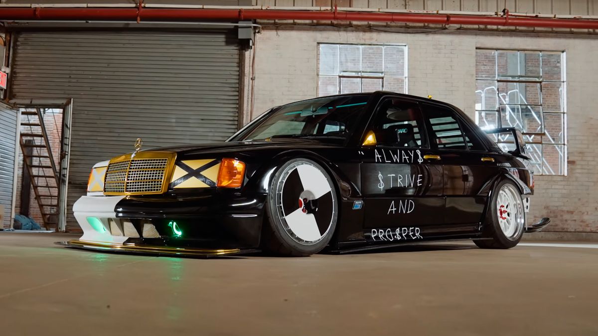 Este es el Mercedes 190E EVO II de Asap Rocky sacado de Need for Speed ...